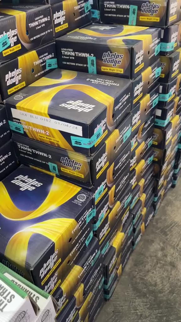 ORIGINAL PHELPS DODGE PD Stranded Wire Thhn / Thwn 2 AWG #12 3.5mm 3.5 ...