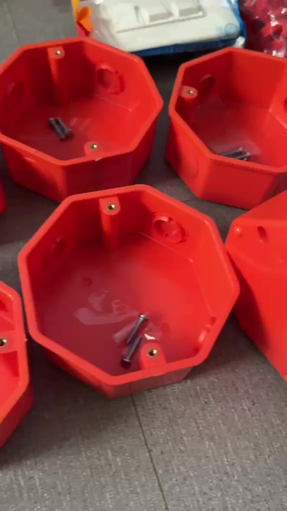 POLY Electrical Boxes Utility Rectangle Junction Octagonal Large Square ...