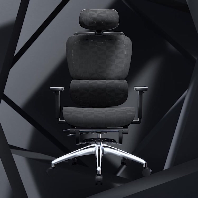 MUSSO E600 PRO Ergonomic Chair With 3D Handrail, Adjustable Headrest ...