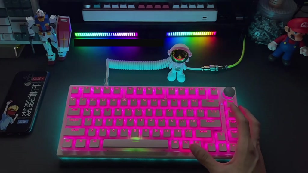 FEKER Pudding Keycaps 130 Keys OEM PBT Backlit Keycap for 61/62/84/87 ...