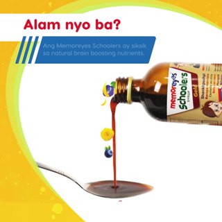 MemorEyes Schoolers Gold Syrup 120ml Brain Memory & Eye Supplement for ...