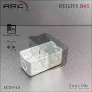 ARC UTILITY BOX 18ga (1mm) Metal Deep-Type for switches/outlets 1/2 ...