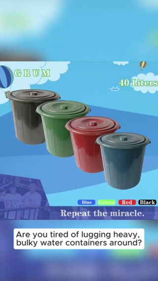 Heavy duty water container | drum with cover (25L/40L) | Shopee Philippines