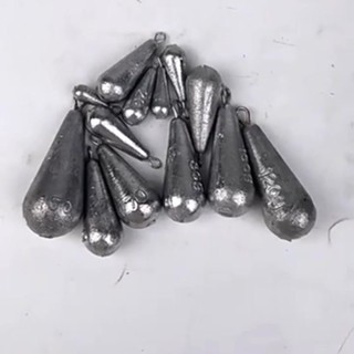 5G-80G Lead Sinker Copper Ring Sea Fishing Lead Sinker Tackle Sinker ...