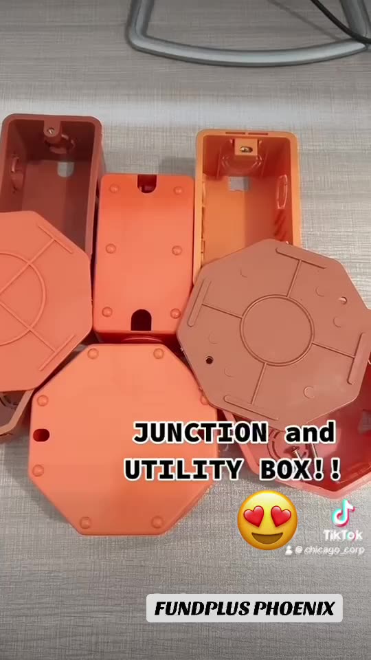 Royu surface type utility box Amco box.w/screw&tox. | Shopee Philippines