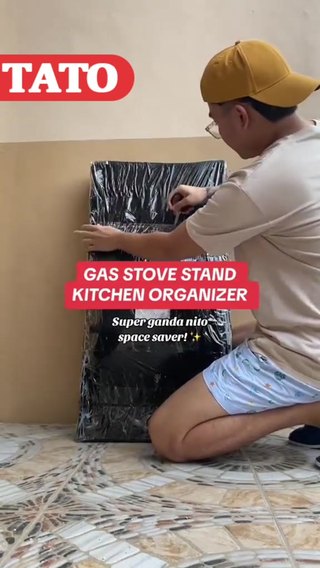 Gas Stove Stand Rack Kitchen Heavy Duty Organizer Stainless Patungan Ng ...