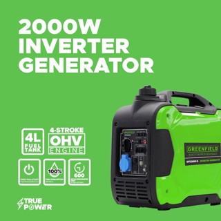 Greenfield Inverter Generator Gasoline 4000W Manual/Recoil Start ...