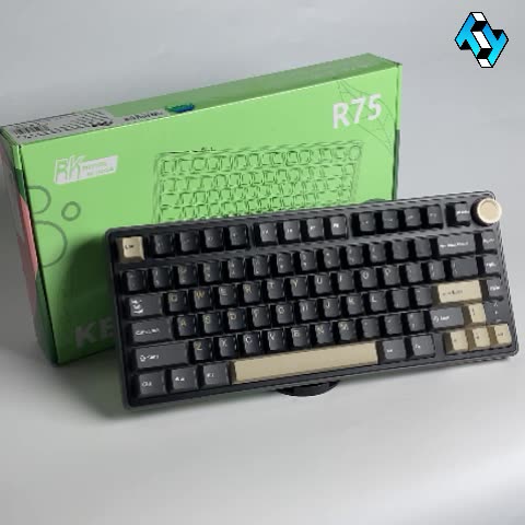 Royal Kludge RK R75 Mechanical Keyboard 75% TKL with Volume Knob Gasket ...