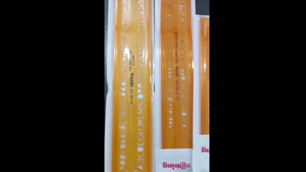 LUMISPARK Lettering Stencil Technical Drawing Model: Haran | Stencils ...