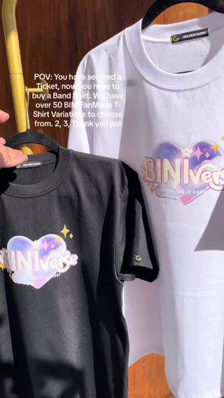 BINI VERSE CONCERT UNISEX COTTON T-Shirt | Fan Merch | Shopee Philippines