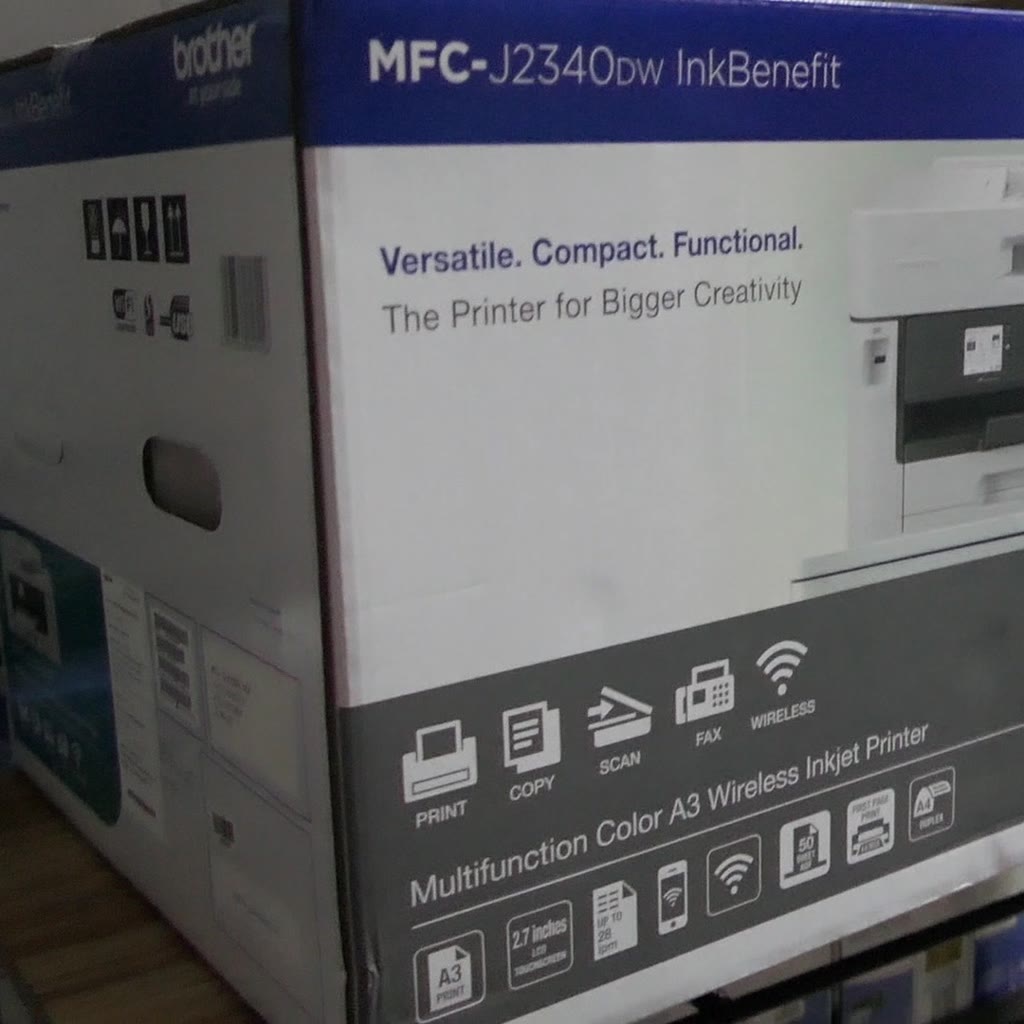 Brother MFC-J2340DW Ink-Benefit Printer | Converted To Continuous Ink ...