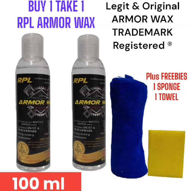 Armor Wax Buy 1 Take 1 (100ml) | Shopee Philippines