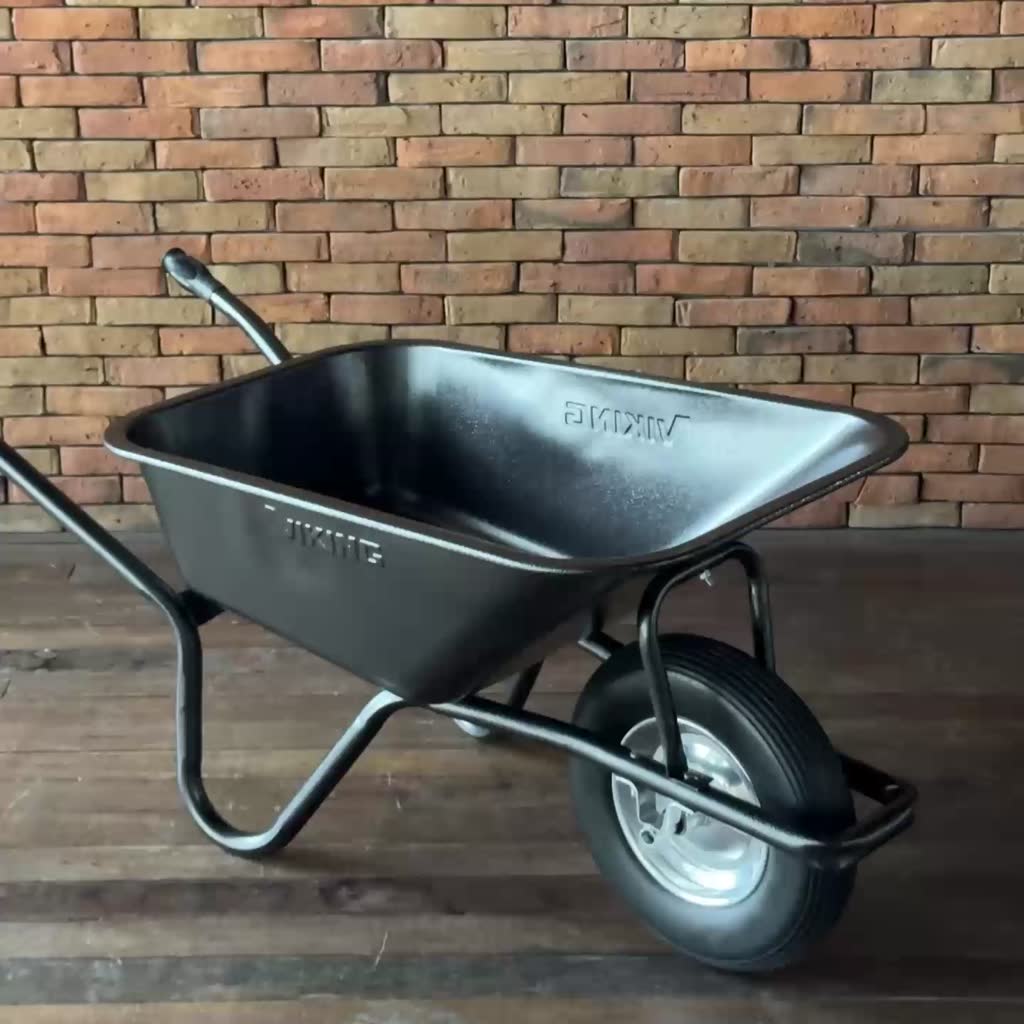 VIKING Wheelbarrow Deep Type with 16-inch Solid Wheel 75 Liters 150kg ...