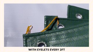 7x7 7x8 7x9 7x10 7x12 FEET S400 Heavy Duty Waterproof tolda Tarp Canvas ...