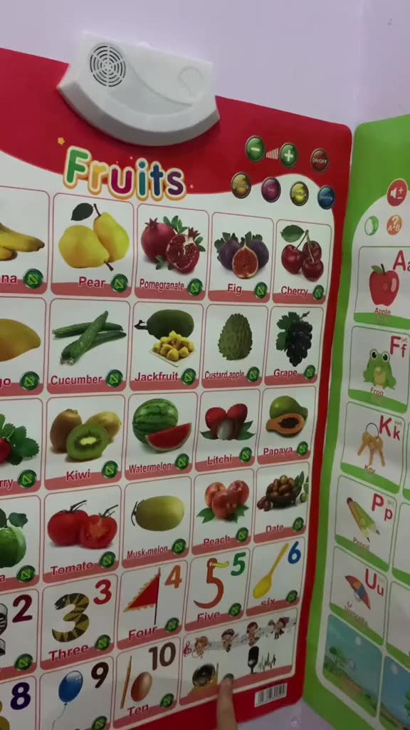 COD Talking Chart For Kids Alphabet Chart With Sound Educational Abc ...
