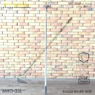 WARRIOR Weeding Hoe EAGLE BILLED All-Steel Long Handle Rake Garden ...