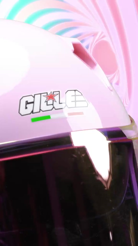 GILLE 135 GTS V1 Two Tone Design Motorcycle Helmet Full Face Dual Visor ...