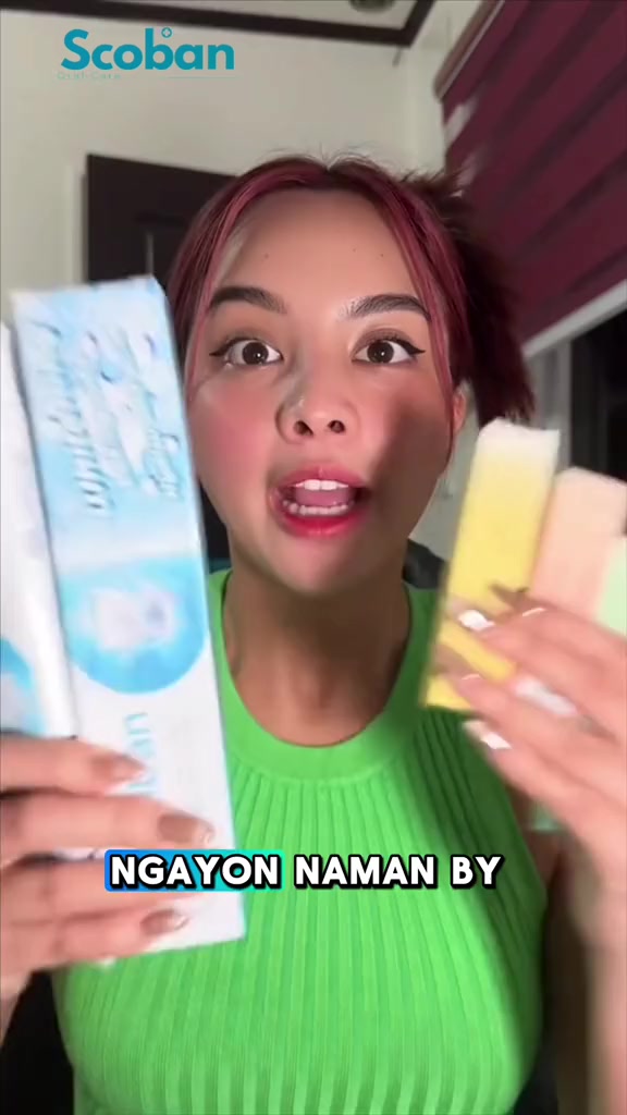 Scoban teeth Whitening toothpaste Hyaluronic Acid Dual-Effect and ...