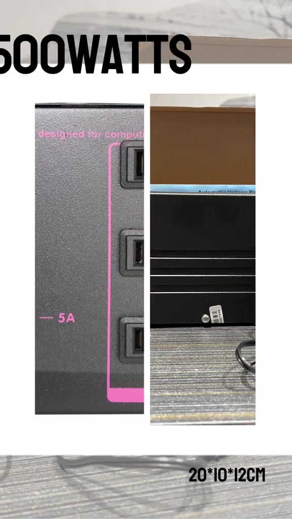 SECURE AVR Computer 500W 220V High Performance Overload Protection ...