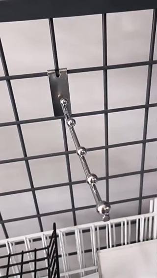 10pcs Grid Panel Display Hook Stable Mesh Panel Hangers Hooks Clothing ...