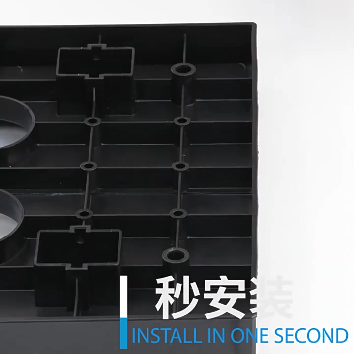 2 Layers Cpu Stand Rack With Rolling 6 Wheels Cpu Holder Under Desk Pc ...