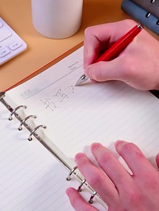 A5/B5 Leather Binder Notebook Refillable Notebook hand ledgers kraft ...