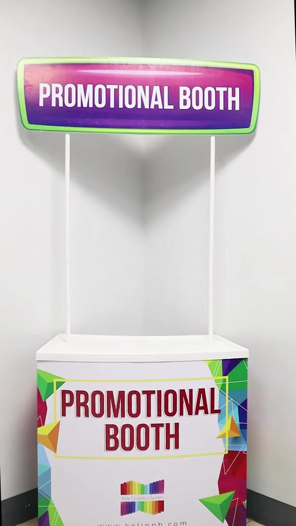 KGS Promotional Booth | Portable & Collapsible Display Booth | Party ...