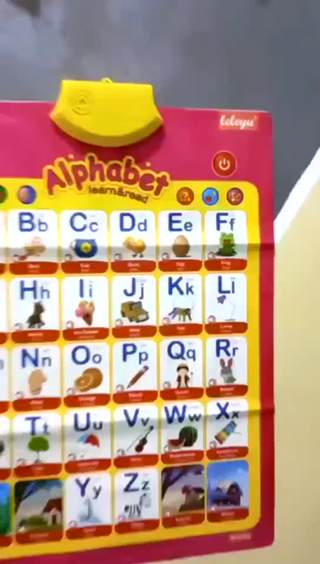 Talking Chart for Kids Alphabet Chart with Sound Talking Charts for ...