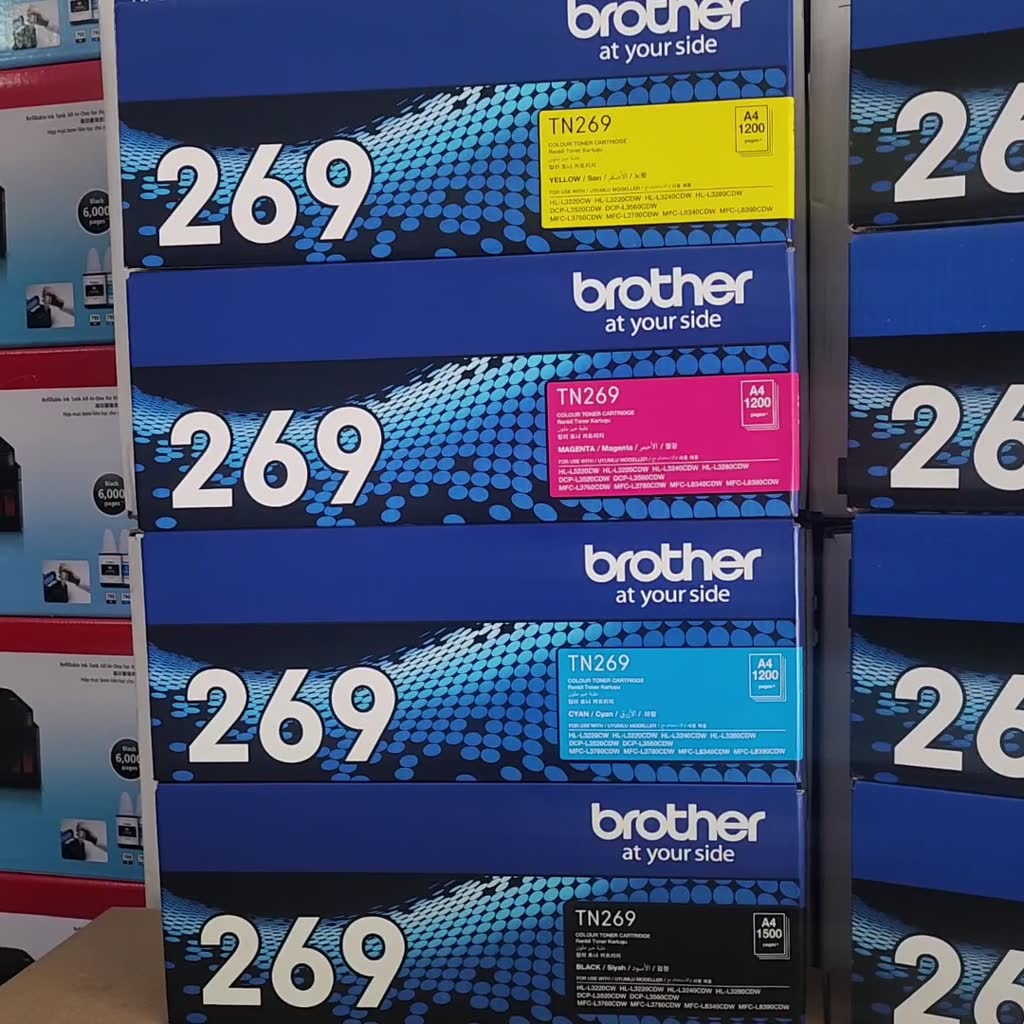 Original Toner Cartridge Brother TN-269 TN-269XL BkCMY TN269 269 269XL ...