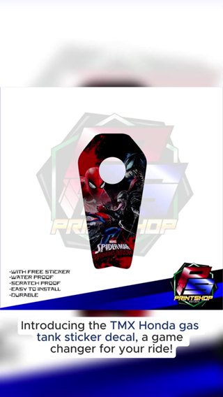 TMX 125 Top Tank Sticker Decals durable and high quality scratch proof ...