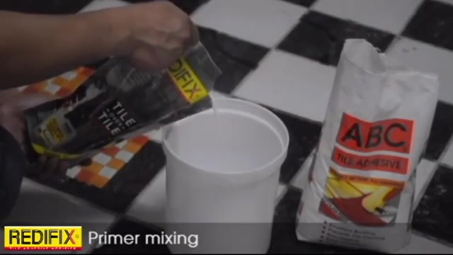 ABC Redifix Tile Adhesive Additive 4L Non-Concrete Tile Installations ...