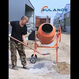 160/240L Electric Concrete Mixer Saturn Half bagger Concrete / Cement ...