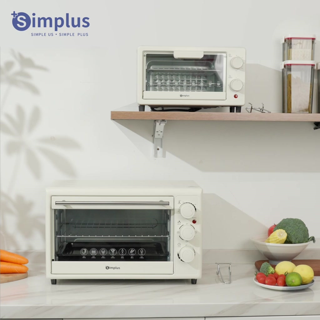 Simplus Electric Oven Double Konbs Bread Baking Oven 30L/12L | Shopee ...
