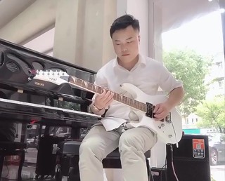 KAWES Double Rocker Electric Guitar Professional Metal Electric Guitar ...