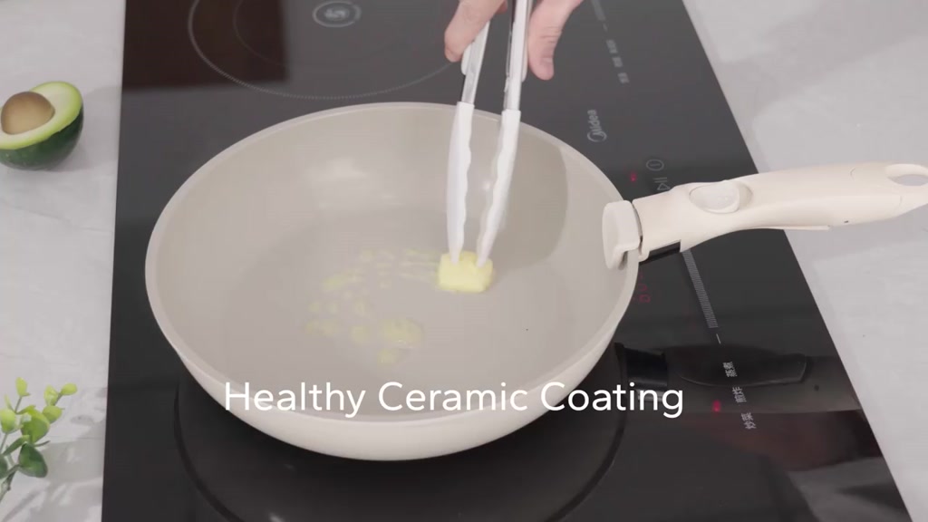 Redchef Removable Handle Series Nonstick Ceramic Rock Cookware Set 5Pcs ...