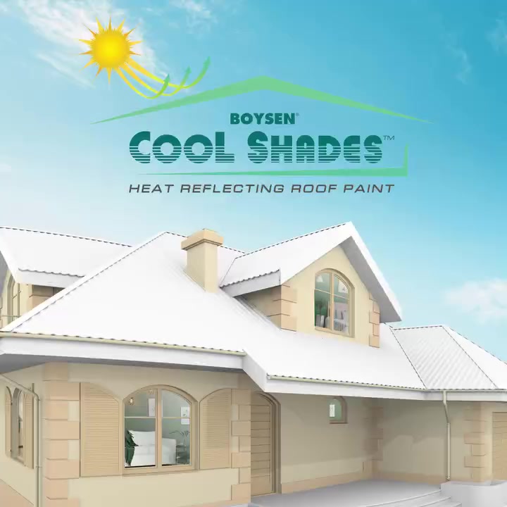 BOYSEN Cool Shades Heat Reflecting Roof Paint - 4L | Paint Republic PH ...