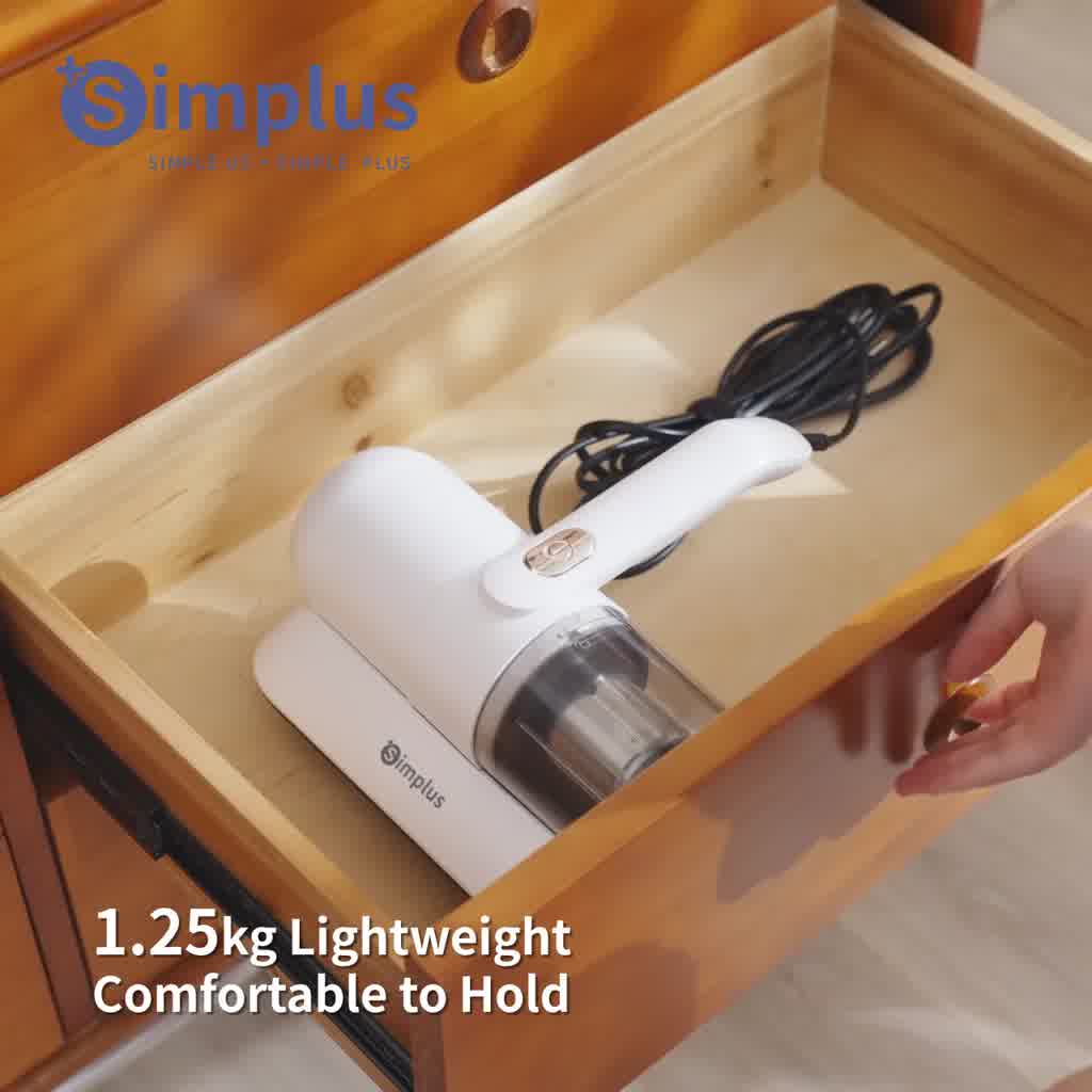 Simplus Dust Mite Vacuum Cleaner For Bed and Sofa With 3-Stage ...