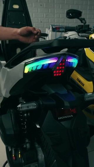 Honda Click 125/150 v3 Tail Light RGB 13Modes LED VIVID Color Plug And ...
