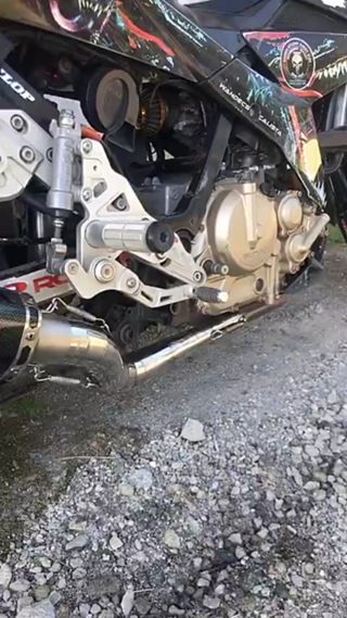 Spot 38-51mm Akrapovic Slant Exhaust Pipe Premium Stainless Steel ...