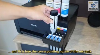 100% Original Epson 003 Ink Refill Ink 003 Bote ng Epson Inks L3210 ...