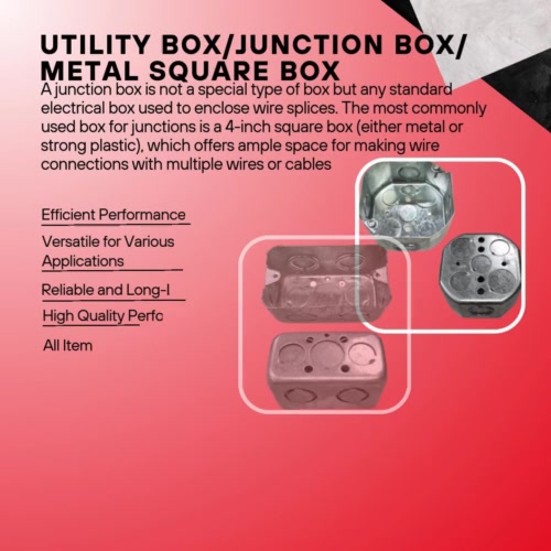 OTTO High Quality Utility Box, Junction Box and Metal Square Box 4x4 ...