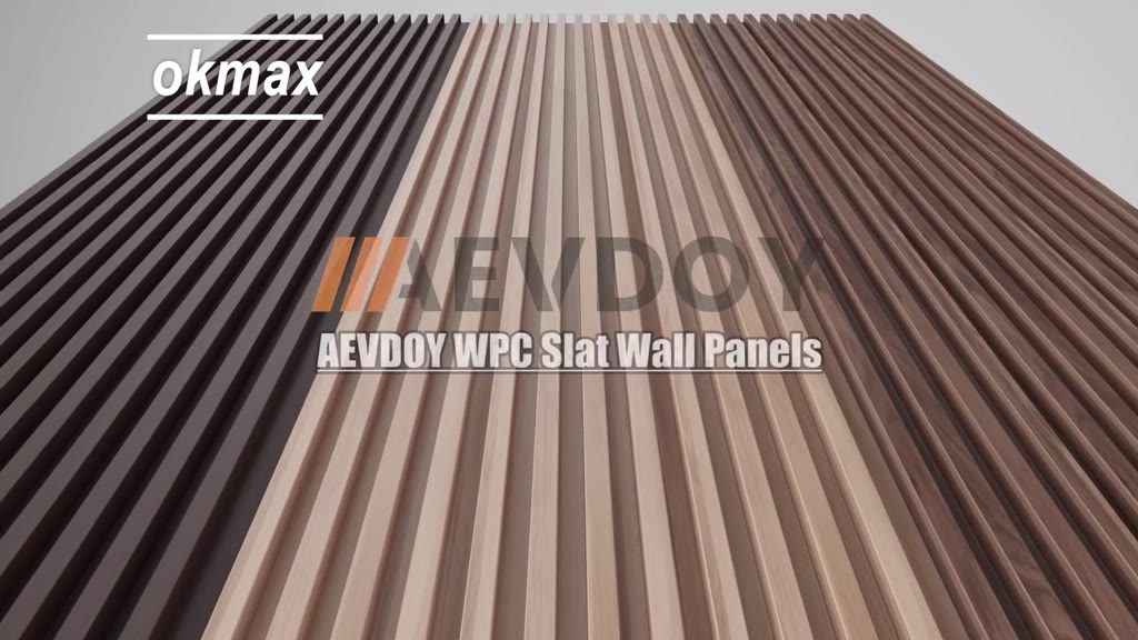 Buy 1 take 3 WPC Fluted Wall Panel Sticker Waterproof Grille Design ...