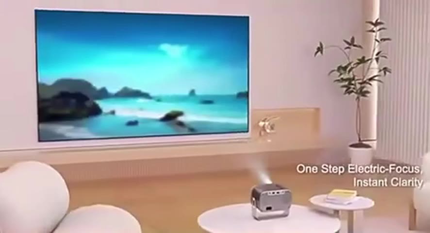 A10 Smart Projector 4K Full HD Portable Projector Mini Projector for ...