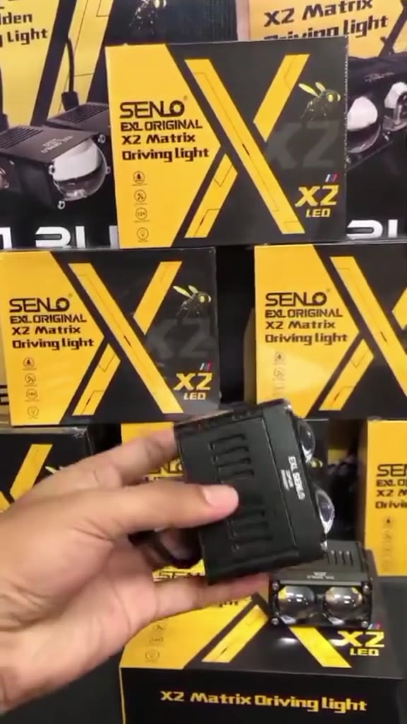 SENLO X2+ Matrix Mini Driving Light V3 w/ Ballast & Integrated Blower ...