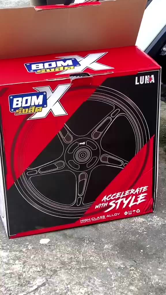 BOM RANGSIT MAGS LUNA Bom X mags CLICK/MIO110/M3 5 SPOKES CNC RIM FOR ...