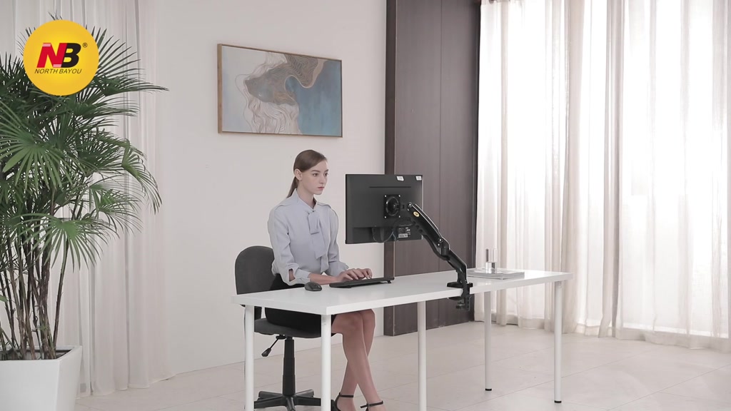 NB North Bayou Computer Monitor Arm Stand F80 for 17-30" 2-9kg | Shopee ...