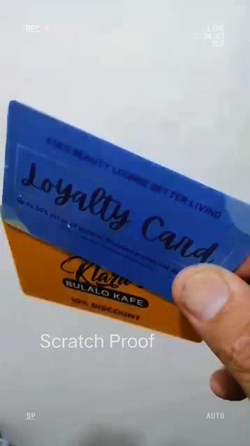 PVC ID Card ATM size or 3.38x2.14inches 30mil thickness Company ID ...