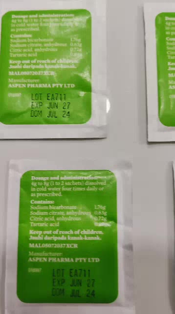 Ural Effervescent Powder Urinary Alkalizer 4g 1 Sachet Abbott | UTI ...