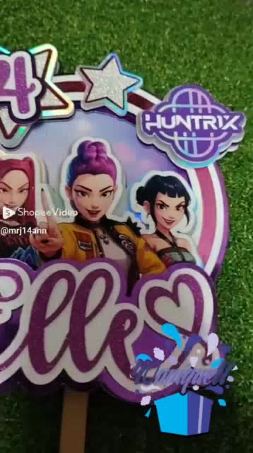 KPOP Demon Hunters HUNTRIX Cake Topper (3D/Layered) | Shopee Philippines