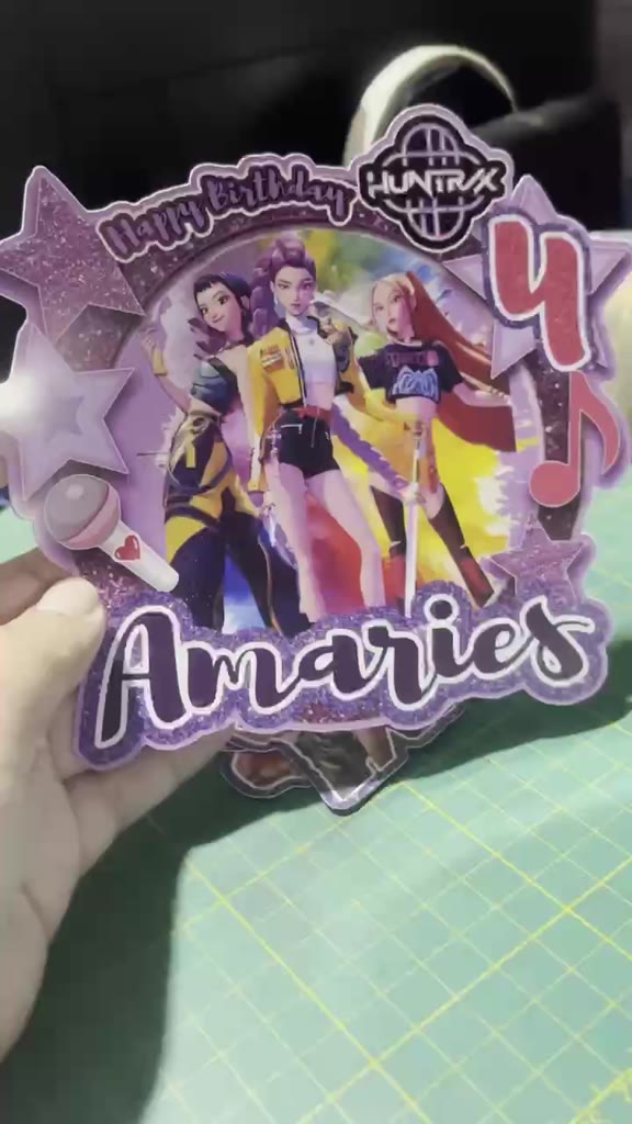 Customized DEMON HUNTERS HUNTRIX Cake topper | Shopee Philippines